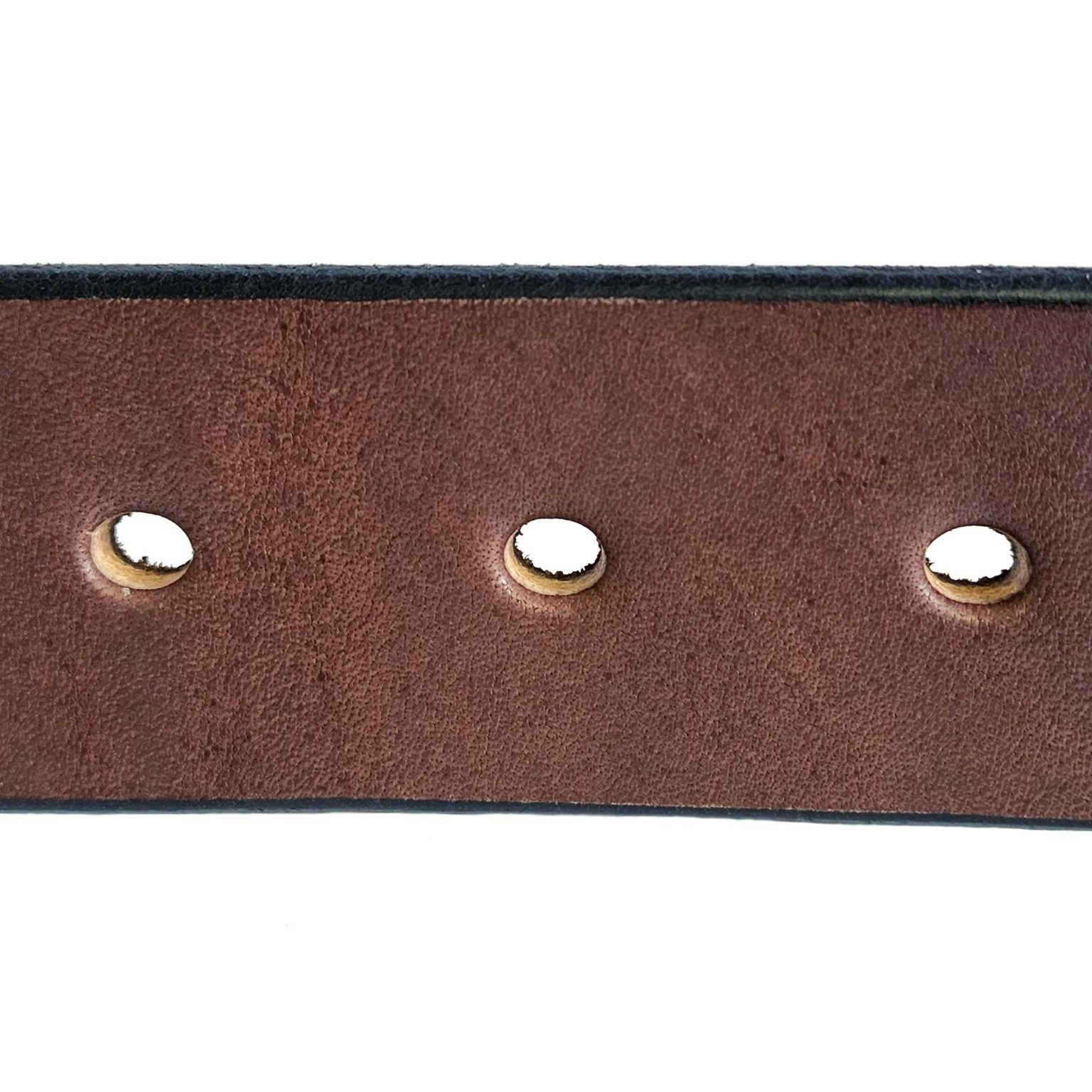 Handmade Amish Full Grain Leather Belt - Dark Brown - H.N. Williams